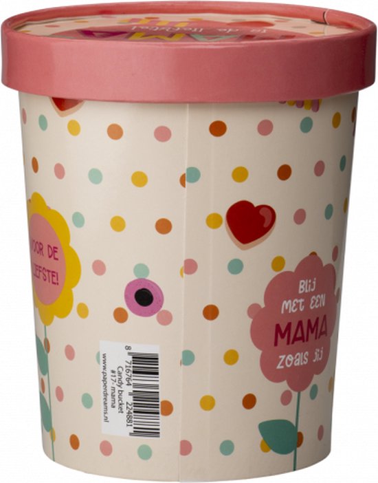 Snoeppot - Mama - Candy Bucket - Gevuld met Snoep en Drop | bol