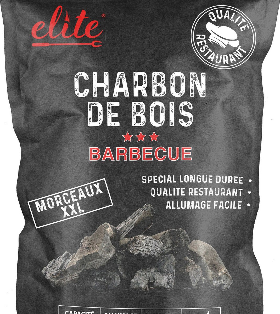 Elite Barbecue/bbq houtskool - 1x zak van 40 Liter - Restaurant ...