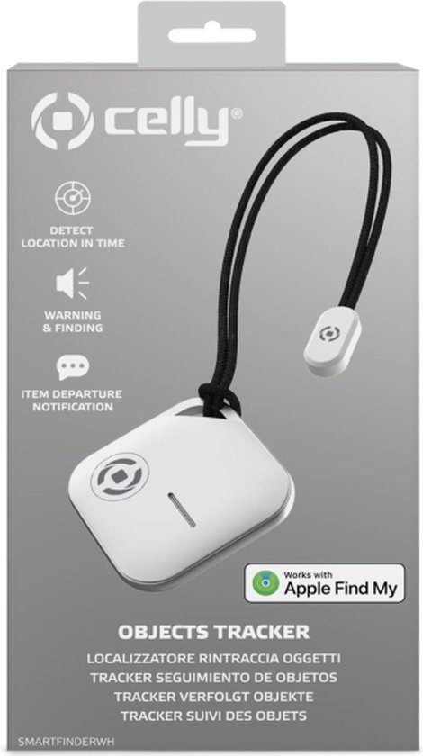 Celly SMARTFINDER – De slimme tracker voor al je waardevolle spullen kleur Zwart | bol