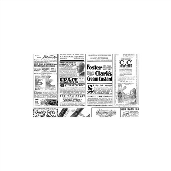 Vetvrij papier of hamburgervellen krant 20x12cm | Inhoud: 1000 stuks | bol