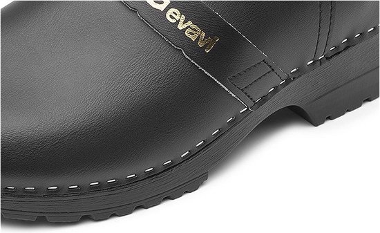 Gevavi - Boston gesloten schoenklomp PU zwart | bol