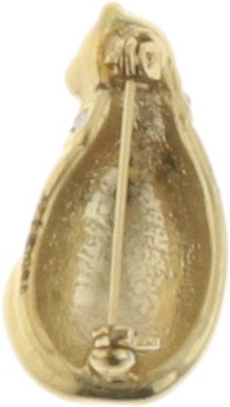 Behave - Broche - Poes - Kat - Goud - Met Steentjes - Kleine broche ...