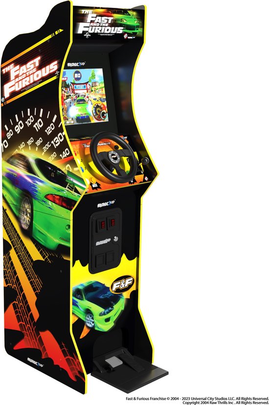 Arcade1Up - The Fast & The Furious Deluxe Arcade Kast - inclusief 4 ...