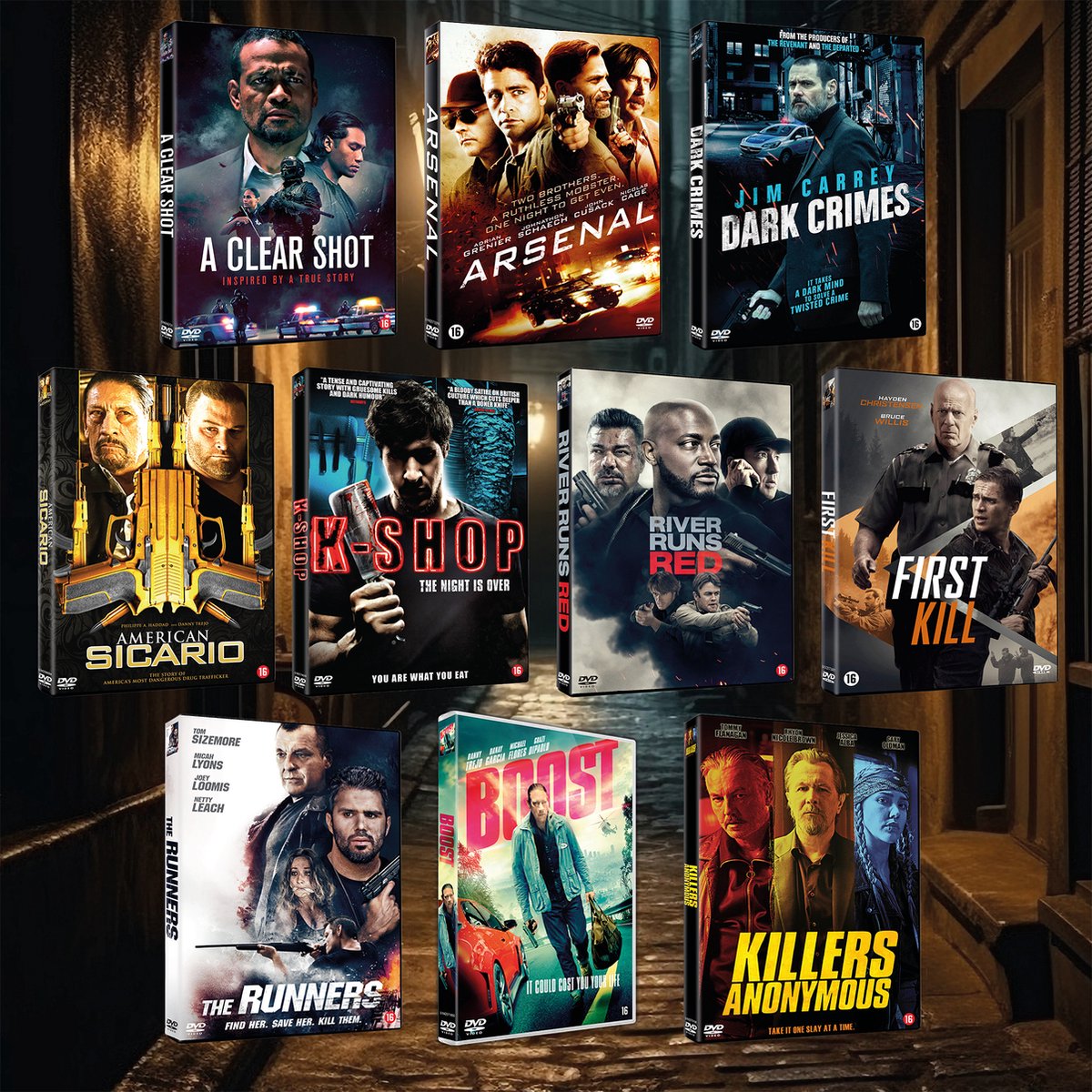 Misdaadfilms - 10 DVD Set (Dvd), Adrian Grenier | Dvd's | bol