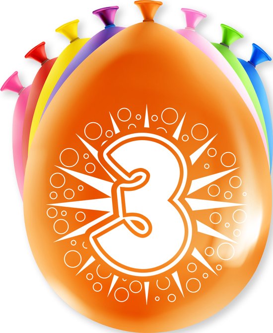 Happy party balloons - 3 years | bol