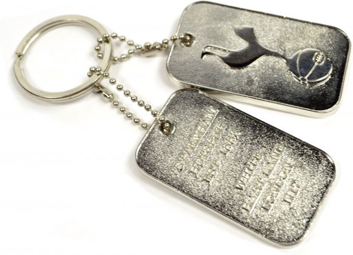 Tottenham sleutelhanger dog tags | bol.com