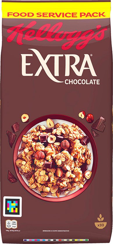 Kellogg's EXTRA cornflakes: Chocolate & Nuts + Fruit & Nuts ...