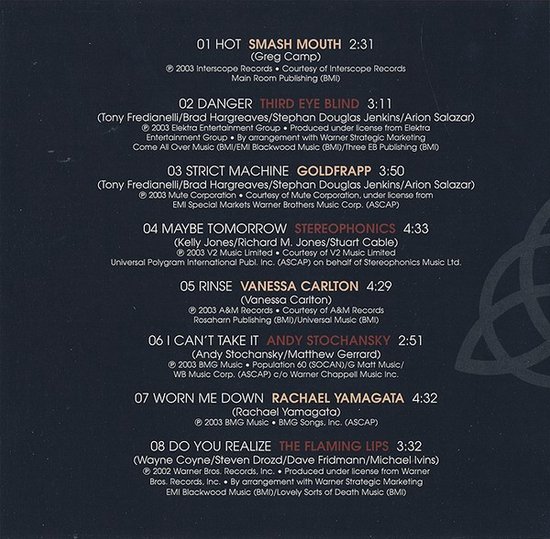 Charmed [Original TV Soundtrack], Smash Mouth, Stereophonics, Ziggy ...