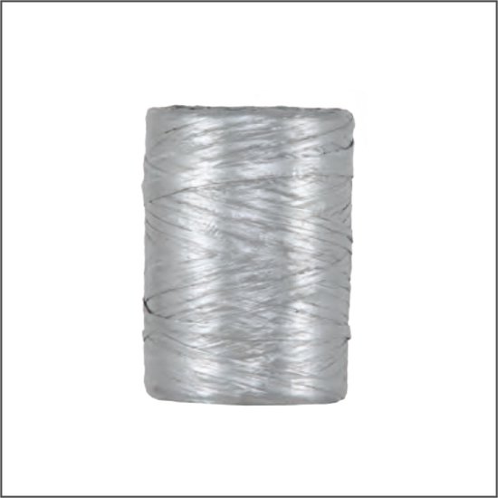 Luxe Cadeaulint - Raffia Lint - Paper Lint - Zilver - 100 meter - 5mm ...