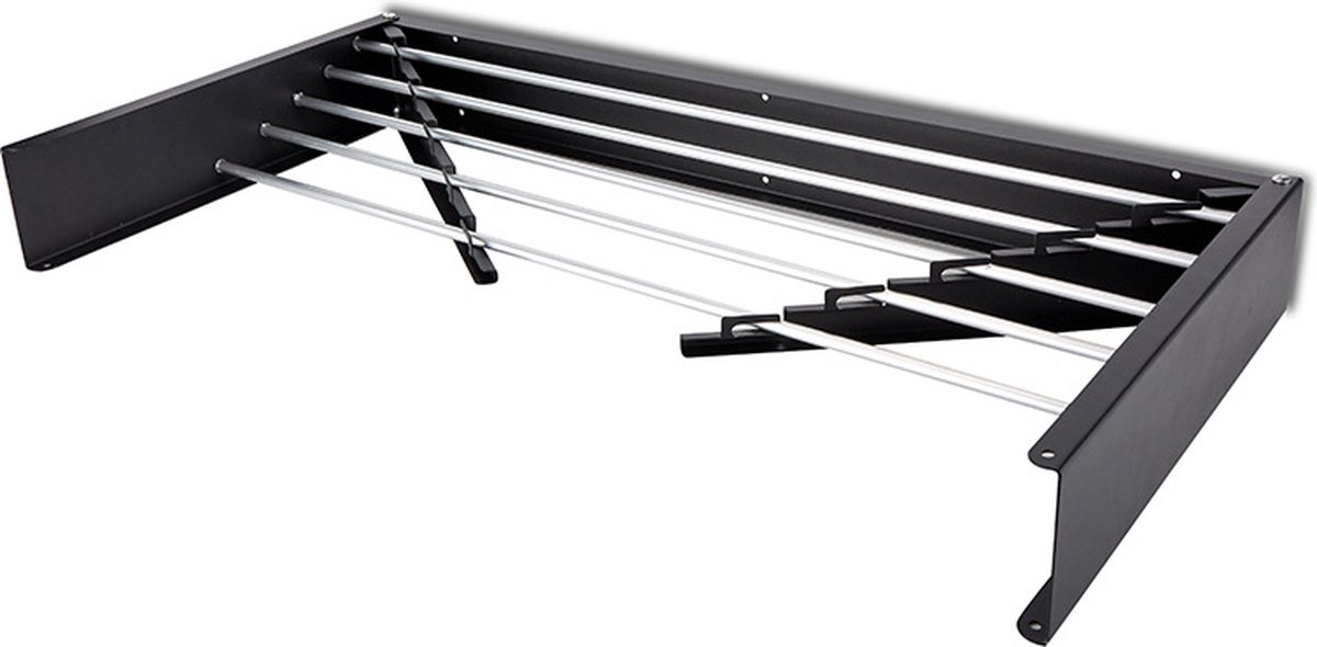 Eirini Universeel Wanddroogrek Zwart 100 cm - Wasrek Hangend ...