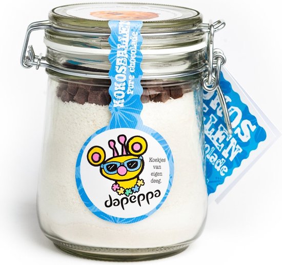 Dapeppa koekjespot Kokosballen bakmix | bol