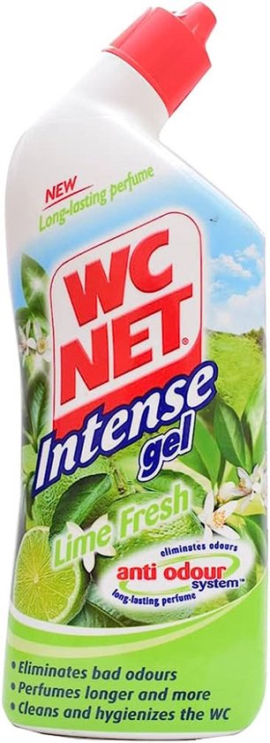 WC Net Toiletreiniger Gel "Lime Fresh" 750ml | bol