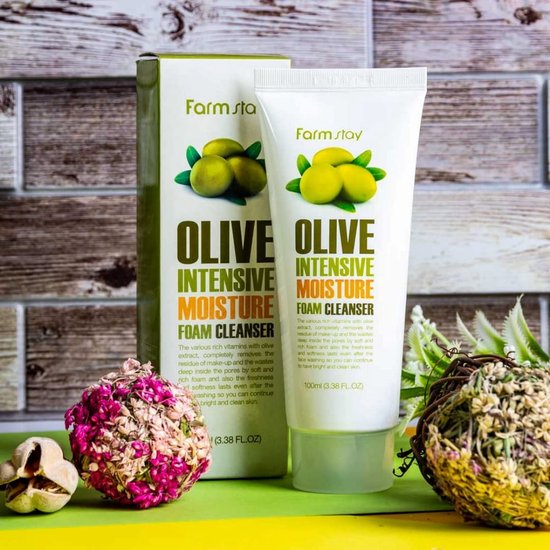 Farm Stay - Cleanser - Olive Intensive Moisture Foam Cleanser | bol.com
