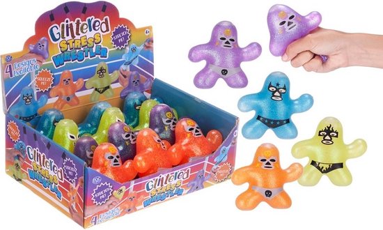 Ninja fidget toys stressbal met glitters - 1 exemplaar - Fidget Toys ...