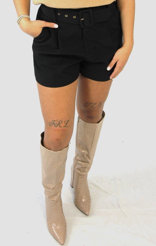Ilaria Short Pantalon Zwart Maat 42
