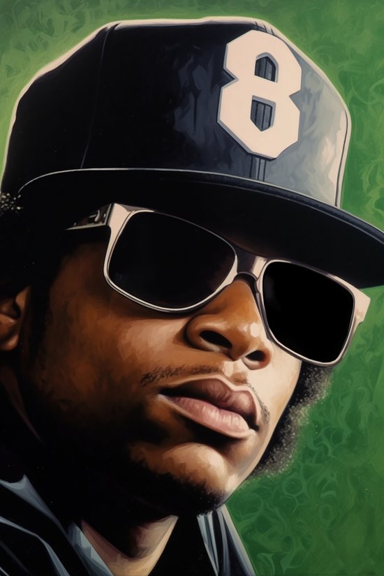Muziek Poster - Eazy E Rapper - Rap Poster - NWA poster - Poster Rap ...