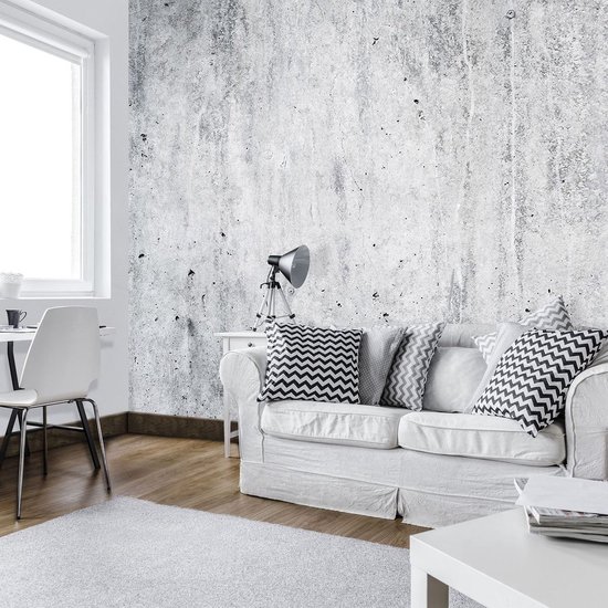 Fotobehang - Vlies Behang - Beton - Betonnen Muur - Industrieel - 368 x ...