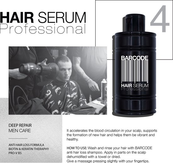 BARCODE - Hair Serum - Deep Repair - 100ml | bol
