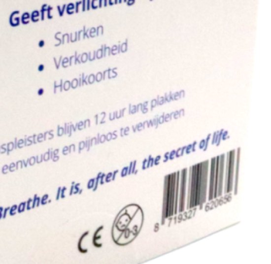ToBreathe Neuspleisters - Extra sterk tegen snurken - Voor meer lucht ...