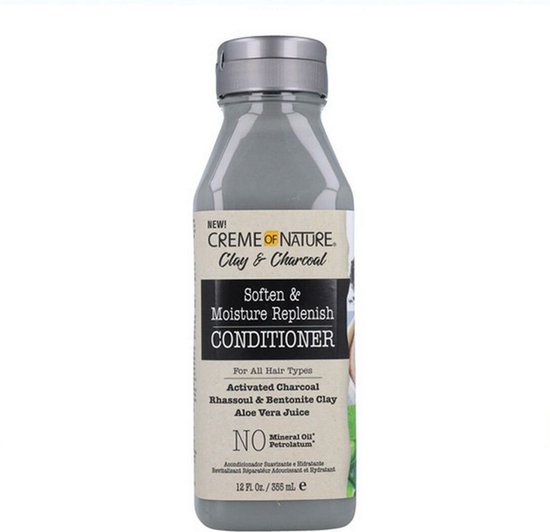 Conditioner Clay & Charcoal Moisture Replenish Creme Of Nature (355 ml ...