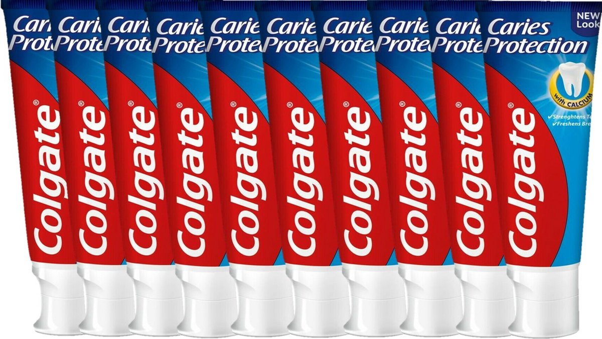 Colgate Tandpasta – Caries Protection met Calcium - 10 x 75 ml | bol