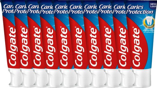 Colgate Tandpasta – Caries Protection met Calcium - 10 x 75 ml | bol.com