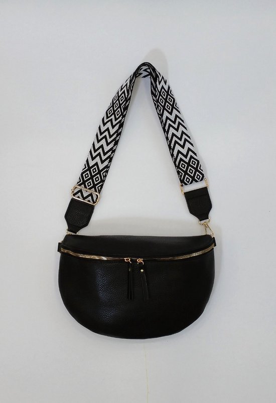 Dollibag groot | Tassen Dames |Cross over bodybag | shoudertas | Zwart ...