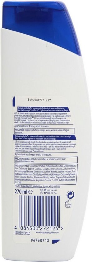 Shampoo H&S Menthol Fresh (255 ml) | bol