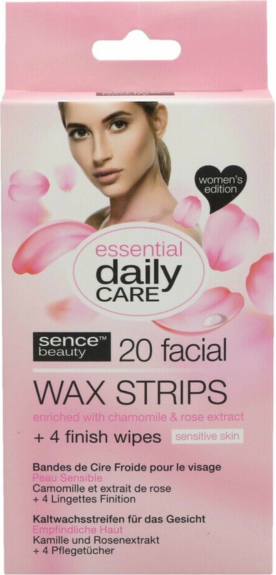 6x Sence Wax Strips voor het Gezicht 20 stuks | bol