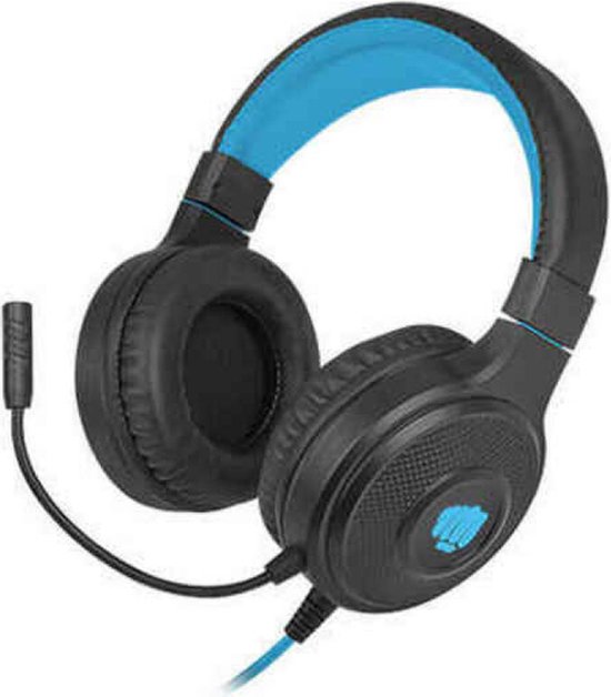 HEADSET FURY WARHAWK MET MICROFOON RGB VERLICHTING ZWART-BLAUW | bol