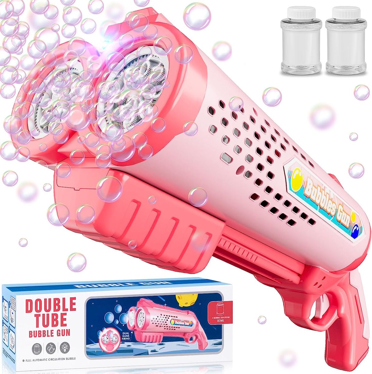 Bubble Blaster - Bellenblaas shotgun - Met Led-Verlichting - 2x ...