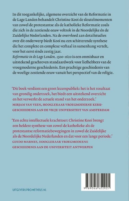 Reformatie in de Lage Landen, 1500-1620, Christine Kooi | 9789044652925 | Boeken | bol