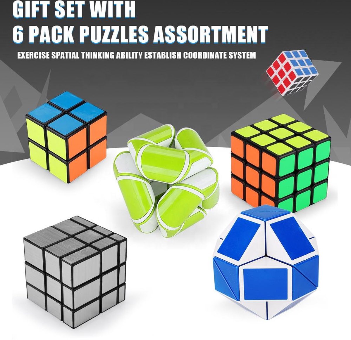 Speed Cube - Set 6 in 1 - Series Cube - Magic Cubes - Puzzel Kubus ...