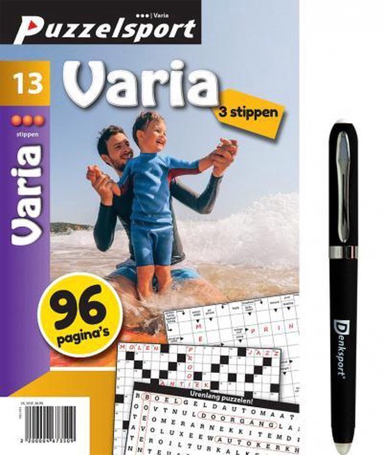 Puzzelsport | Puzzelsport puzzelboekjes | Varia puzzels | Met pen |3 ...
