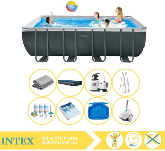 Intex Ultra XTR Frame Zwembad - Opzetzwembad - 549x274x132 cm ...