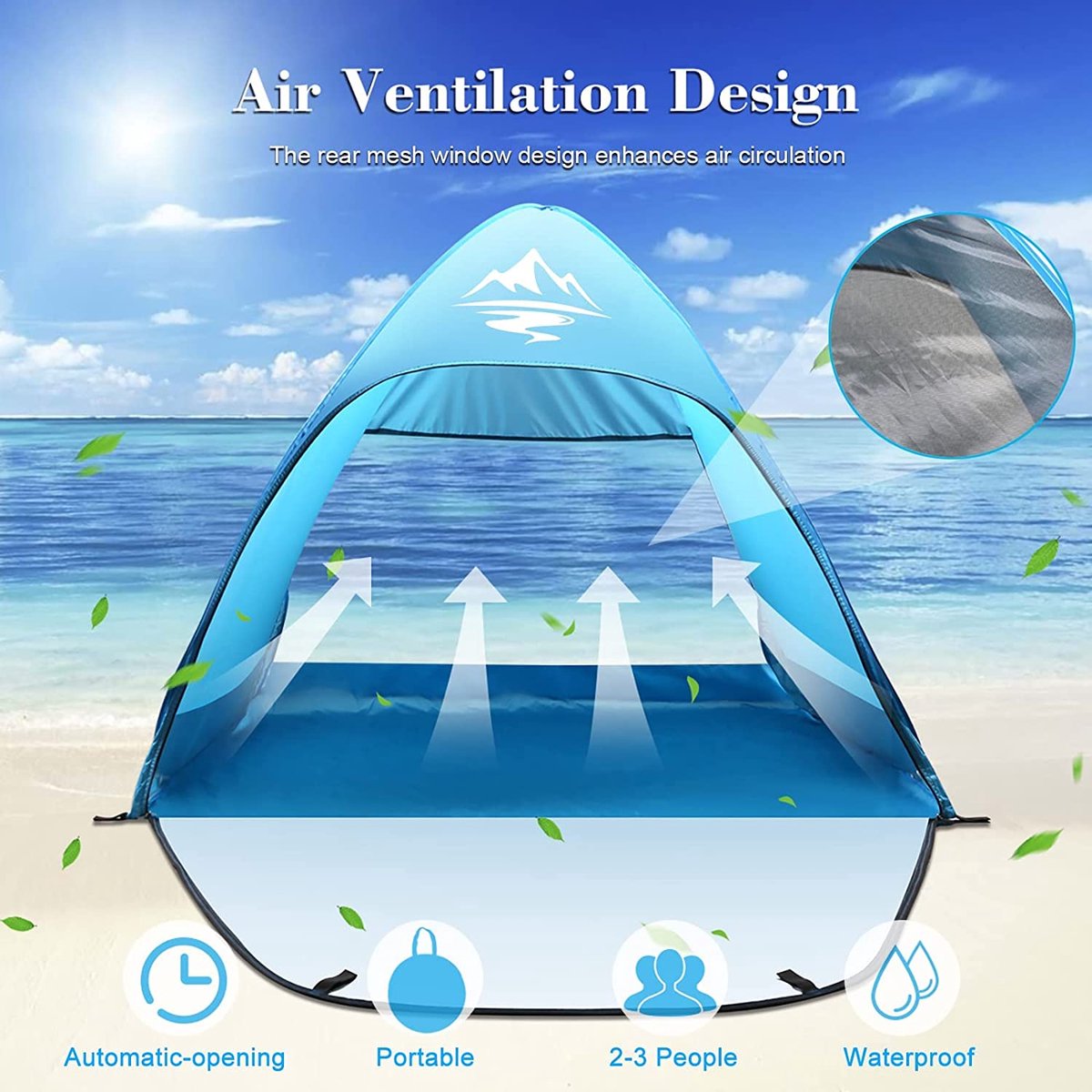 Luxe strandtent – Tent Strand – beach tent | bol.com