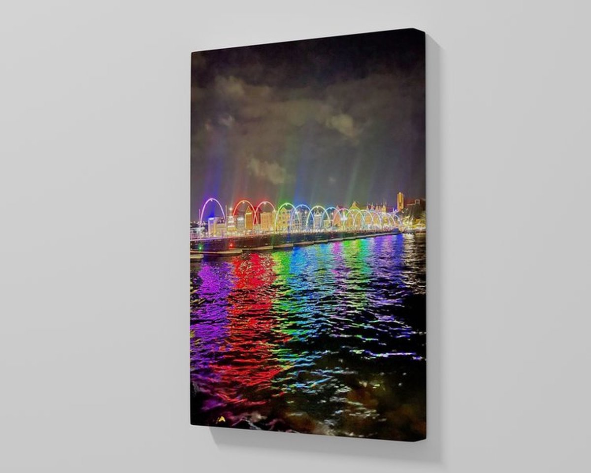 WALL ART - SCHILDERIJ : CURACAO BY NIGHT -- MODERN DESIGN - JAMES ...
