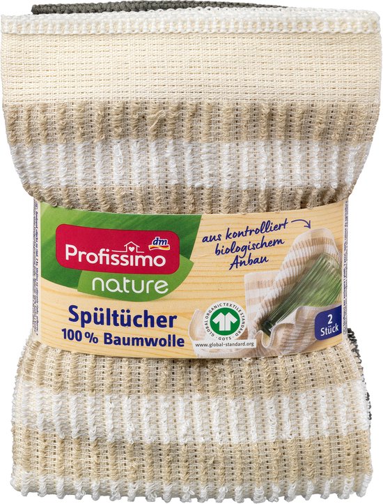 Profissimo Vaatdoekjes 100% katoen, 2 stuks | bol.com