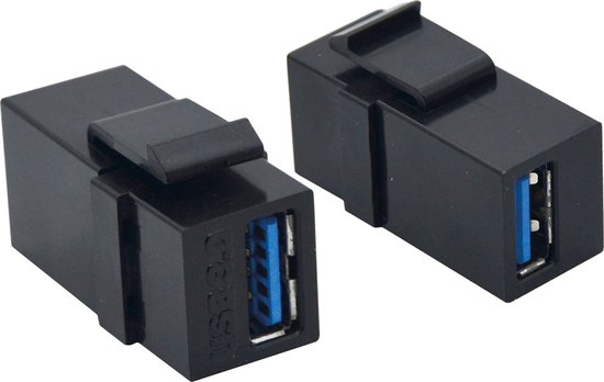 Value USB 3.2 Gen 1 Keystone Module - 5Gbps - Zwart | bol