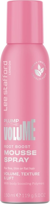Lee Stafford - Plump Up The Volume Root Boost Mousse Spray - 150ml | bol