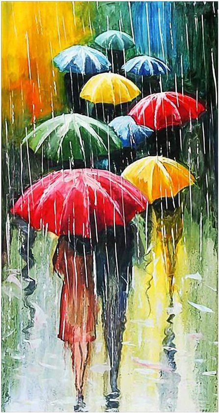 DIAMOND PAINTING Regen (45 X 85 CM) | bol.com