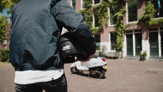 VINZ Como Jethelm met Vizier | Scooter Helm & Motorhelm & Brommerhelm ...