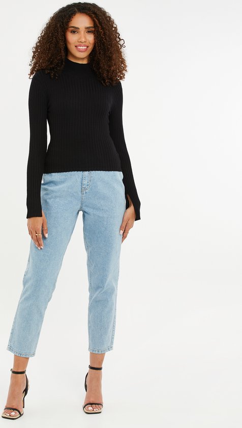 Threadbare Denim Corps Ellie Split Jumper | bol.com