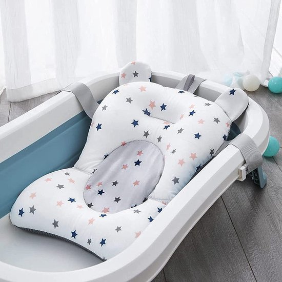 Baby Badkussen – Baby Badmatras - Veiligheid baby kussen voor bad ...