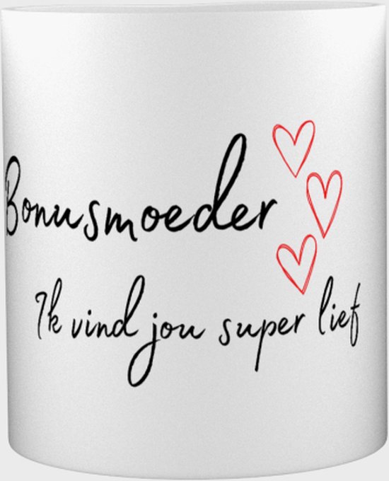 Akyol - bonusmoeder ik vind jou super lief Mok met opdruk - mama - de liefste... | bol.com