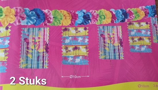 2 x Lampion Slinger, Zomer, Themafeest, Hawaii. | bol.com