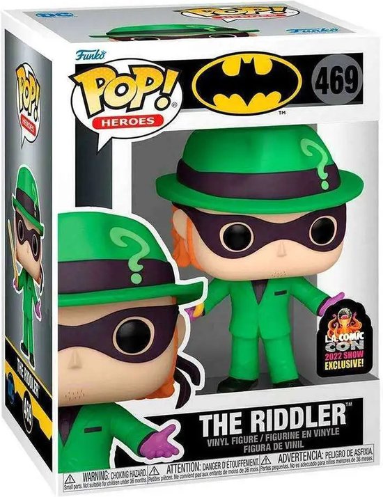 Funko Pop! DC Comics Batman - The Riddler #469 L.A. Comic Con 2022 Show ...