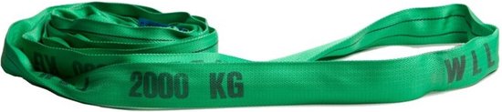 4tecx Rondstrop Pe 2000Kg Groen Omtrek 3M | bol