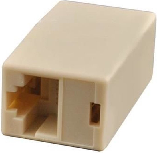 4x UTP - RJ45 Netwerk Ethernet Internet Kabel Verlengstukje Koppelstuk ...
