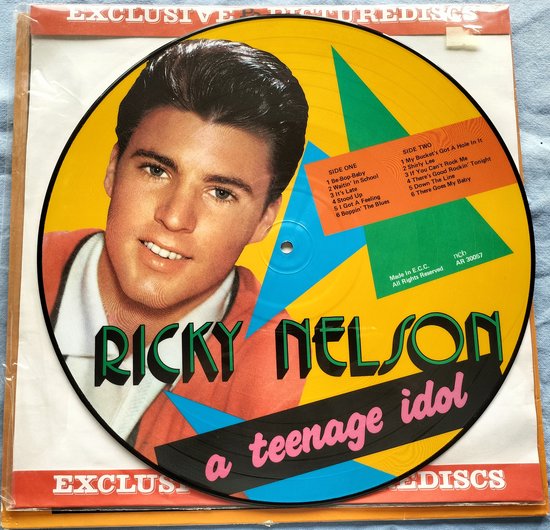 Ricky Nelson - A Teenage Idol LP, Picture Disc = als nieuw, Ricky ...